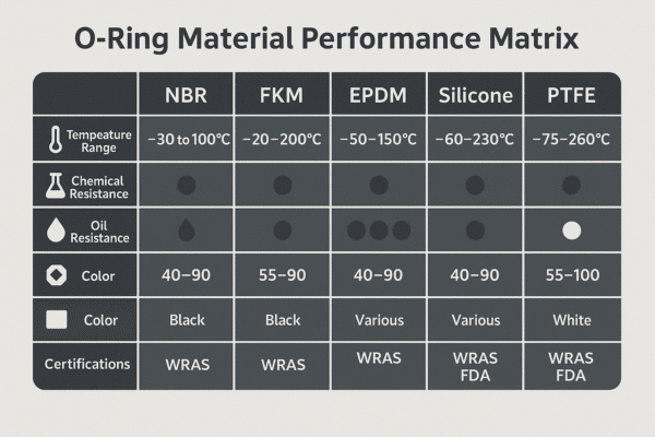 O-Ring Material Selection For Food & Beverage Equipment: What To Choose In 2025