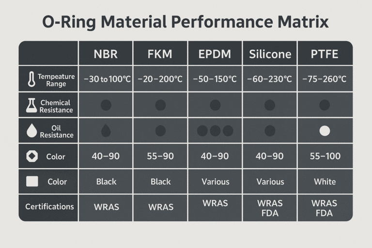 O-Ring Material Selection For Food & Beverage Equipment: What To Choose In 2025