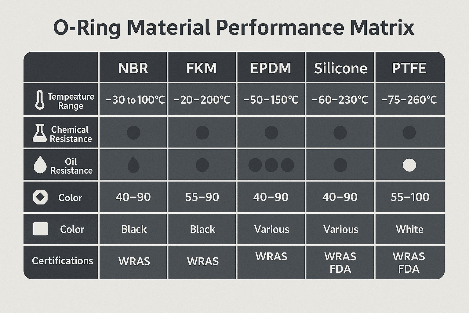 Buna O Rings Guide 2025: Best Use Cases, Sizes & Material Tips